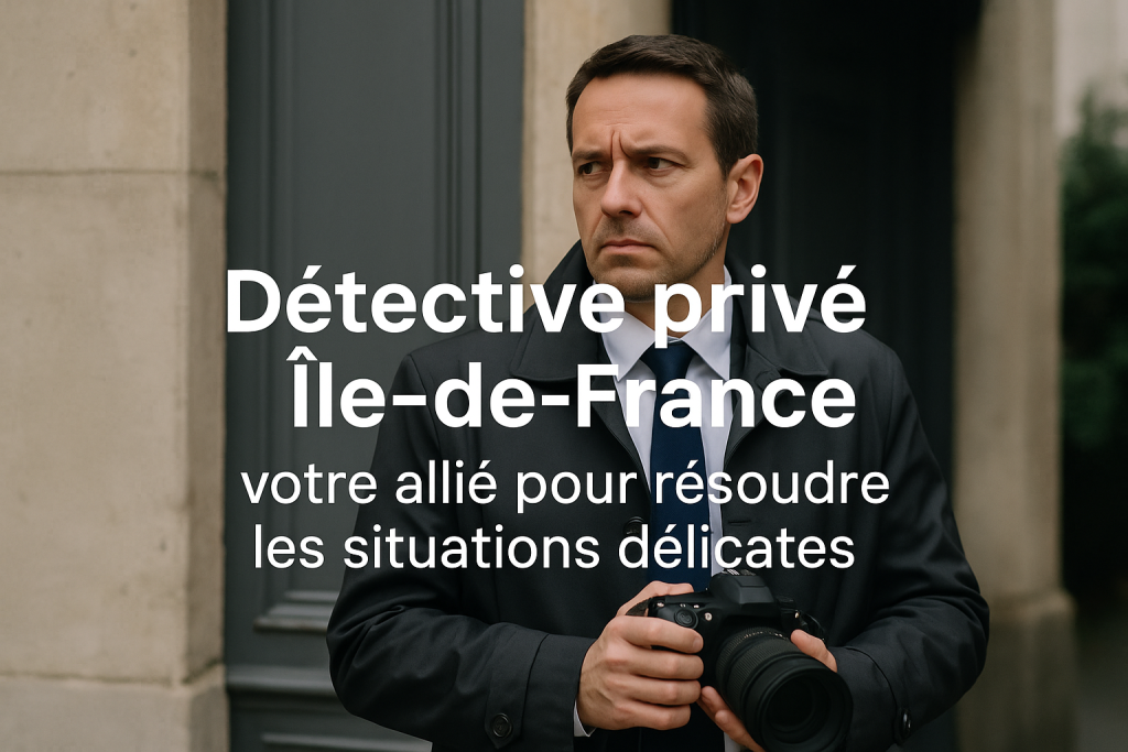 Détective privé en Île-de-France : votre allié pour résoudre les ...